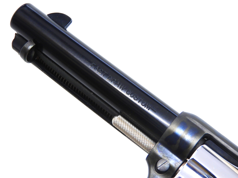 [HWS] コルト SAA.45 FDC ツーハンド 発火モデルガン ハーフシルバー_ケースハードンカスタム ソフトケース付属 (未発火)の販売ページ｜エアガン.jp